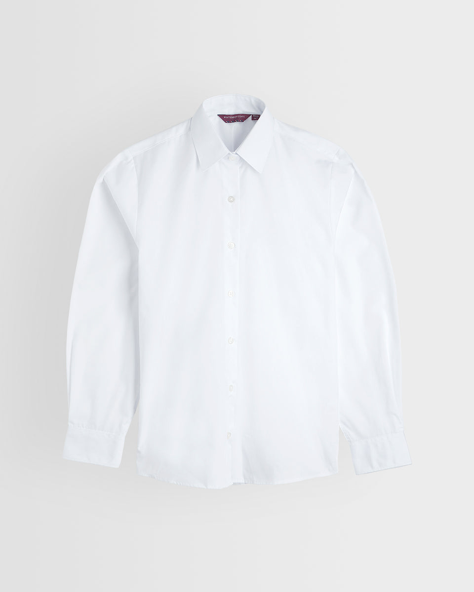 Girls White Long Sleeve Blouse - Pack of 2 – Direct Clothing