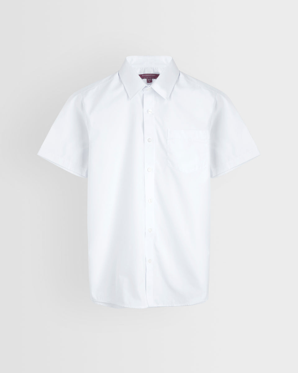 Short Sleeved White Shirt Twin Pack – Direct Clothing