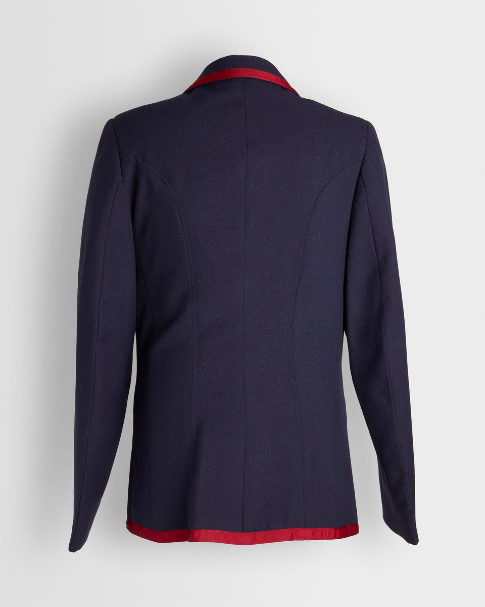 Girls Fit Navy Senior Braided Blazer- Years 9 to 11 – Direct Clothing