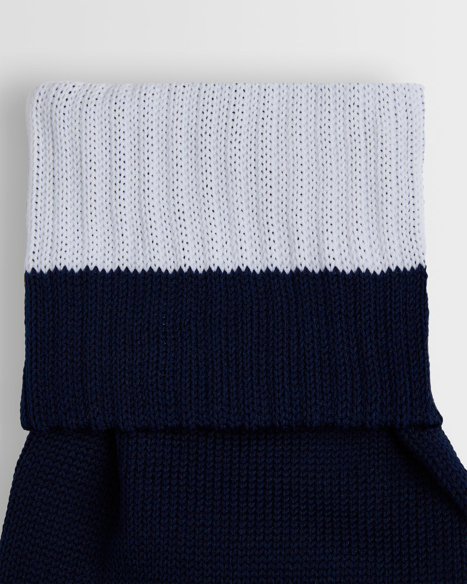 Boys Navy/White Hooped Rugby Socks – Direct Clothing