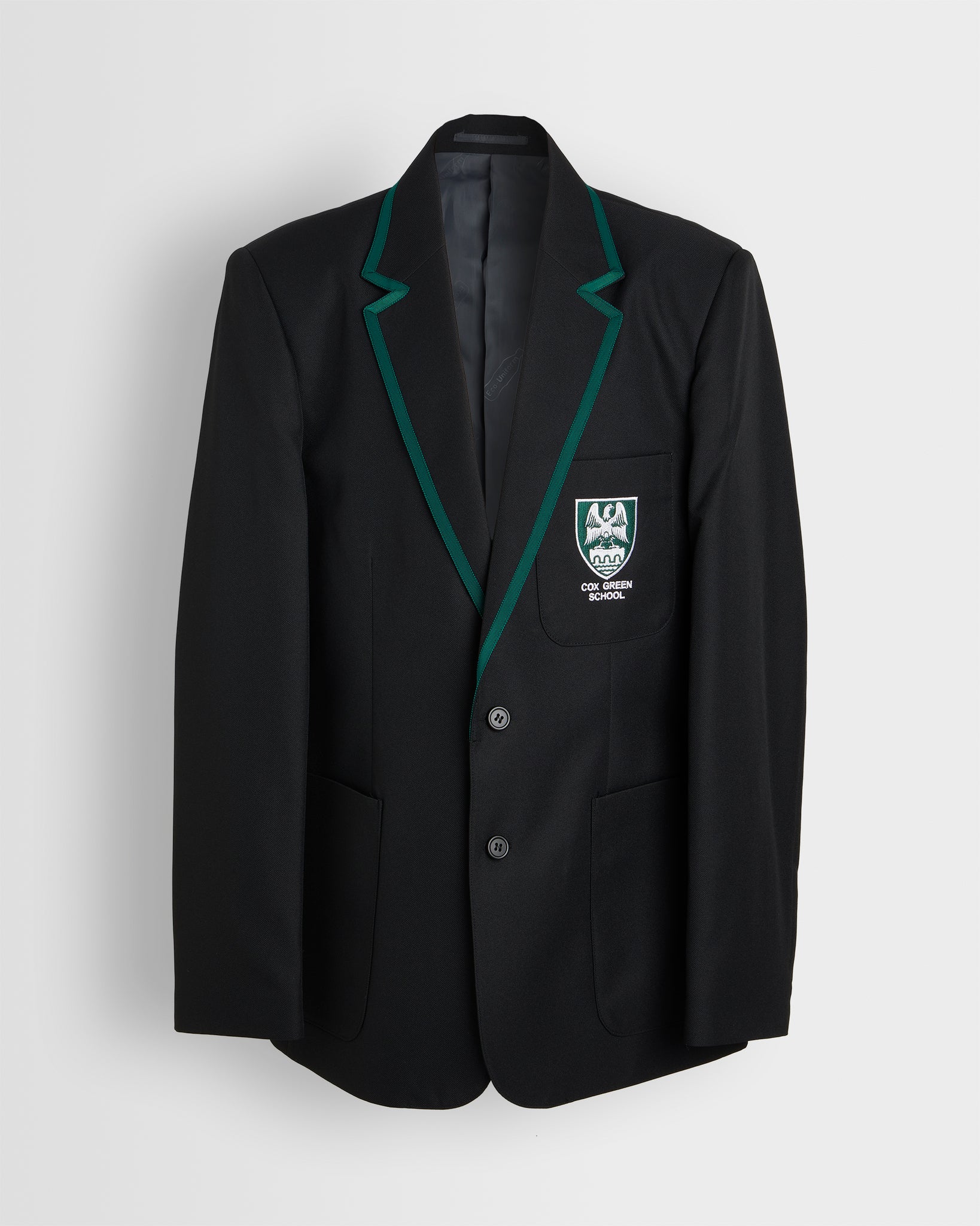 Black Blazer with Green Braid – Direct Clothing