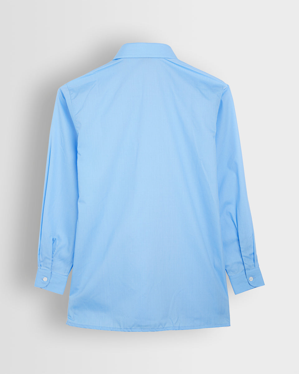 Girls Long Sleeved Pale Blue Blouse- Pack of 2 – Direct Clothing