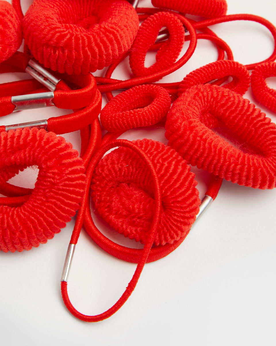 Girls Red Hair Bands- 24 Pack – Direct Clothing