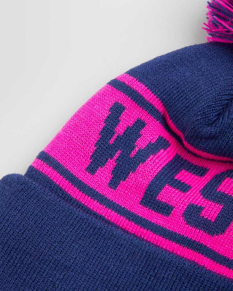 Navy/Pink Bobble Hat – Direct Clothing