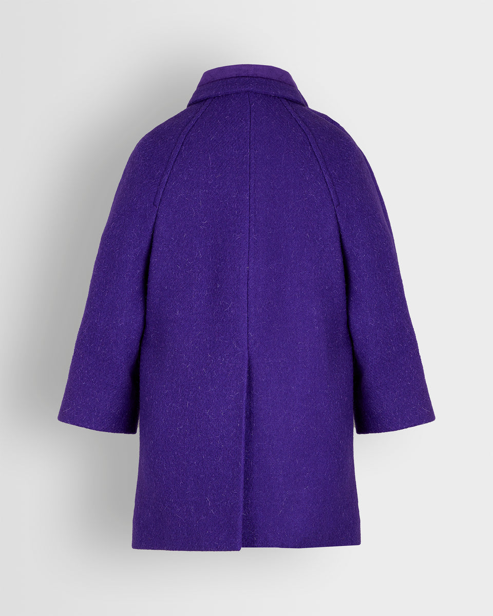 Purple Tweed Coat – Direct Clothing