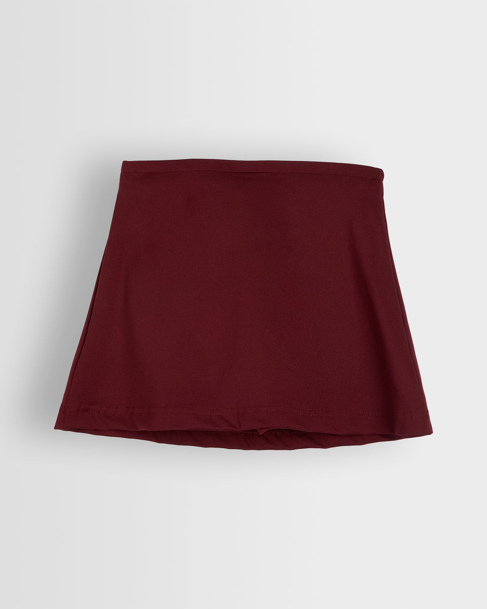 Girls Maroon Games Skort- Old Style – Direct Clothing