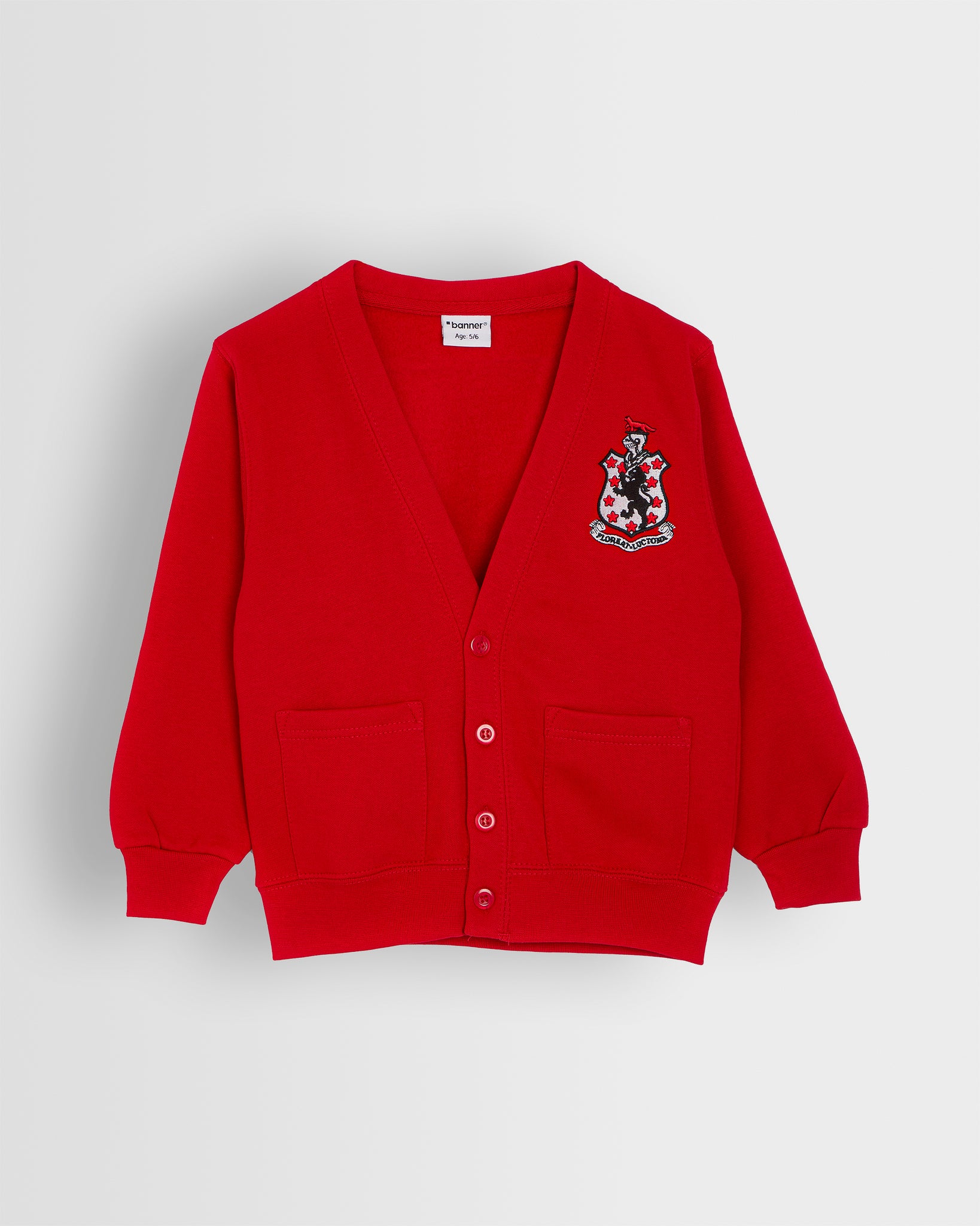 Girls Red Cardigan – Direct Clothing