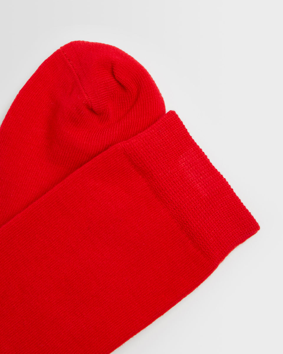 Girls Red Long Socks – Direct Clothing